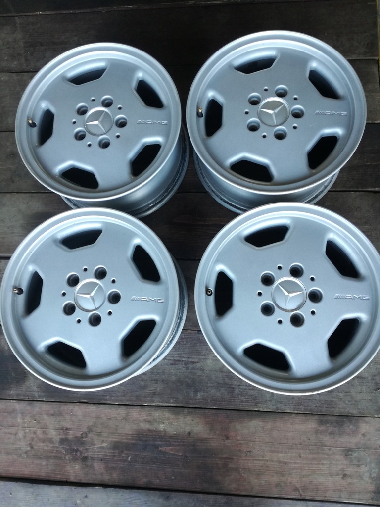 FELGI MERCEDES W124 W202 AMG 2024000102 KOMPLET - 13565159910 - oficjalne archiwum Allegro
