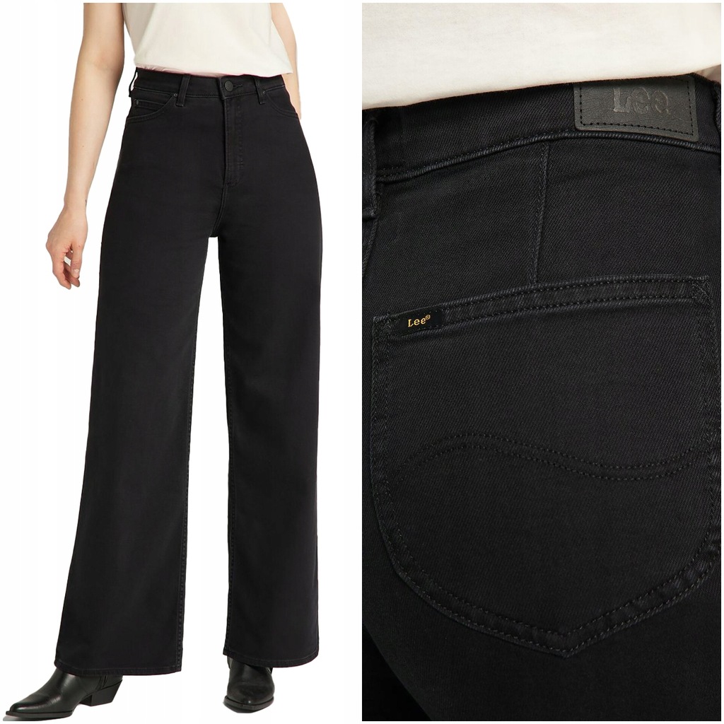 LEE Stella A Line DAMSKIE SPODNIE JEANSOWE W28 L33 - 12619919301 - oficjalne archiwum Allegro