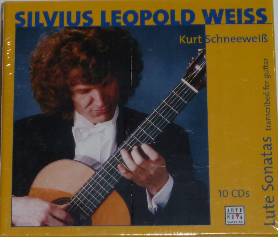 WEISS - LUTE SONATAS 10CD SCHNEEWEIS - 9808436155 - oficjalne archiwum Allegro