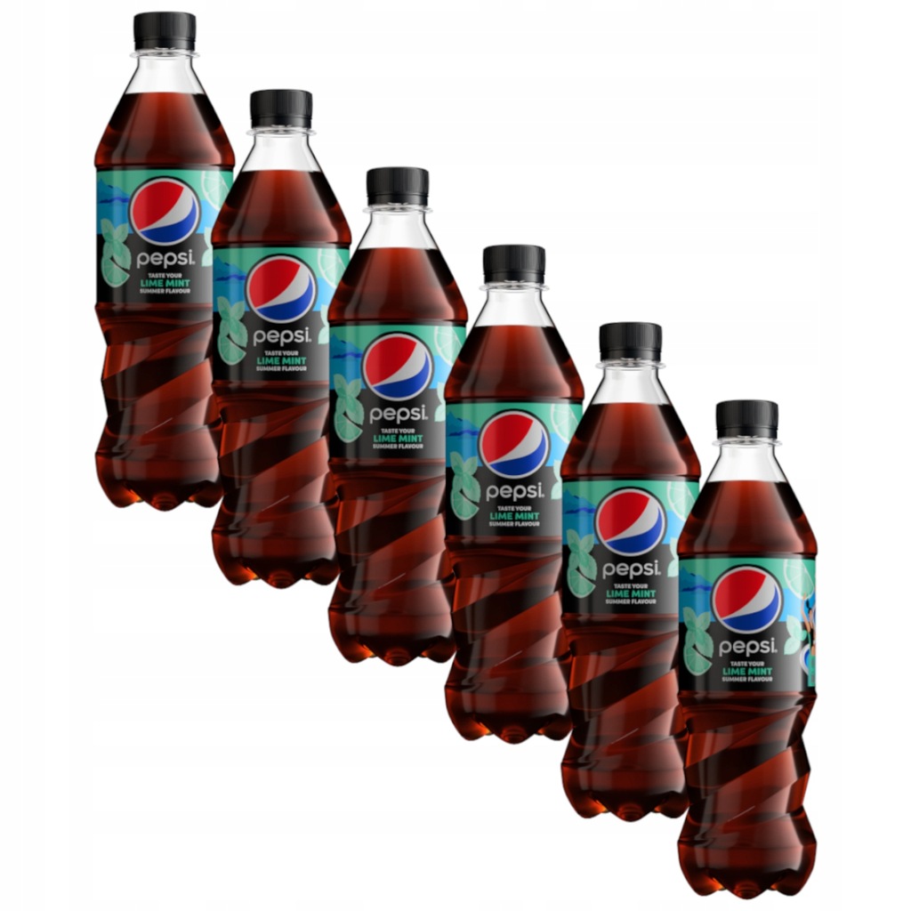 Pepsi Cola Lime Mint Napój miętowy 6x 0,5l butelka - 12427722114 ...