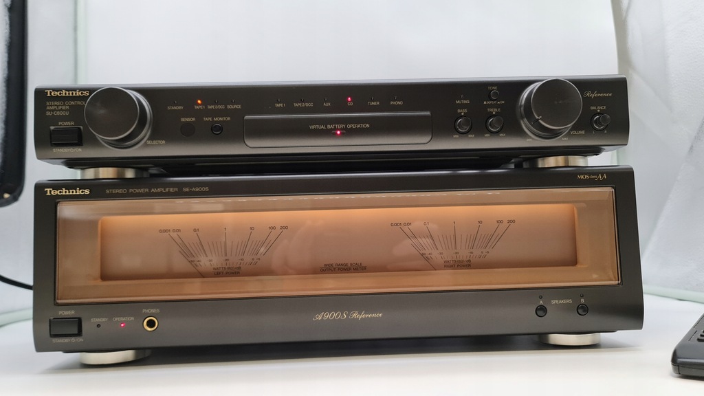 Technics SU-C800U+SE-A900S Wzmacniacz + Pilot oryg - 11649810365 - oficjalne archiwum Allegro
