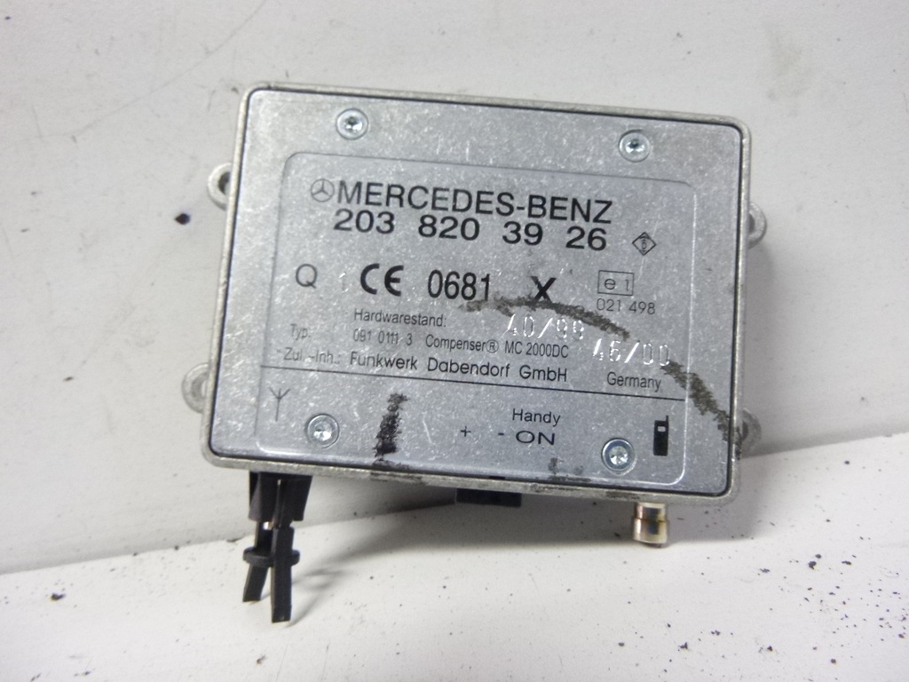 Moduł Anteny Mercedes W210 Lift 203 820 39 26 - 6808850406 - oficjalne archiwum Allegro