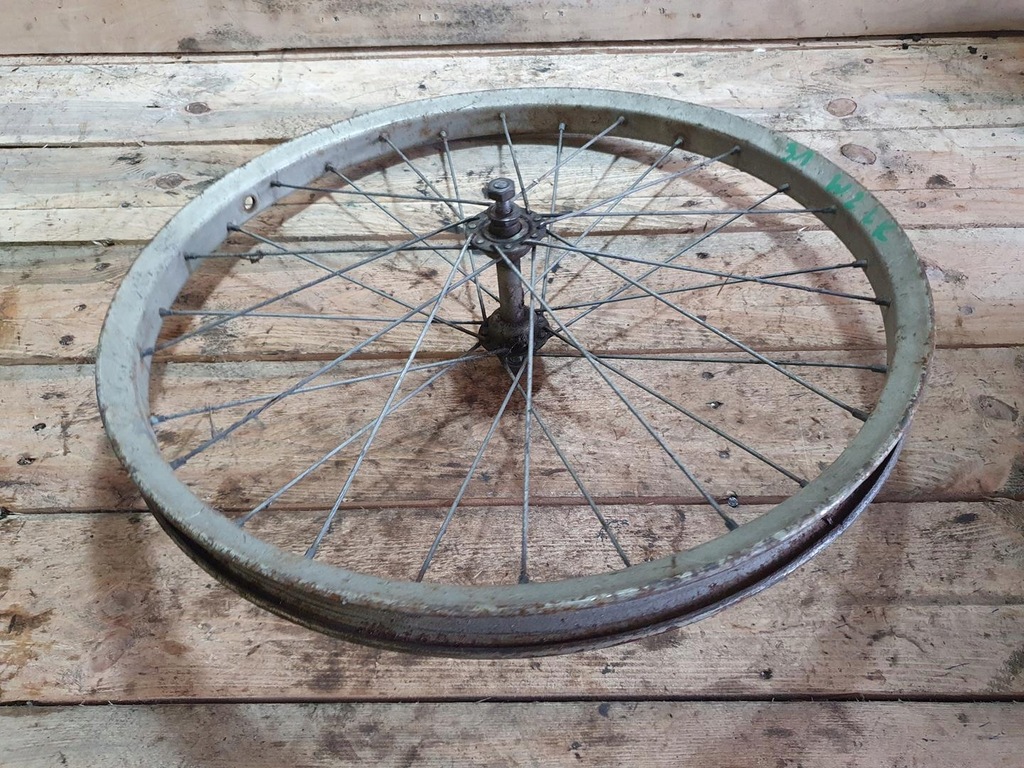 ZABYTKOWY ROWER ROMET WIGRY 2 KOŁO FELGA PRZÓ PRZEDNIE ORYGINAŁ ...