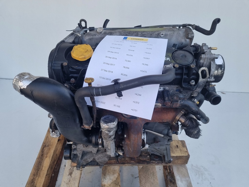 SILNIK KOMPLET Opel Vectra C 1.9 CDTI 120KM 159tyś Z19DT - 14382380504 ...