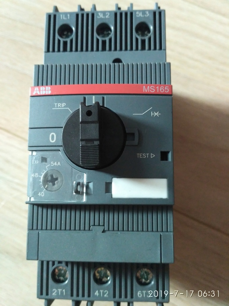 WYŁĄCZNIK SILNIKOWY TERMIK ABB MS 165 40 54A NOWY - 8311737206 ...