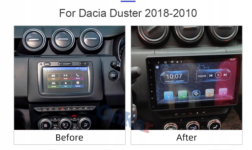 Radio do Dacia DUSTER - 13770593744 - oficjalne archiwum Allegro