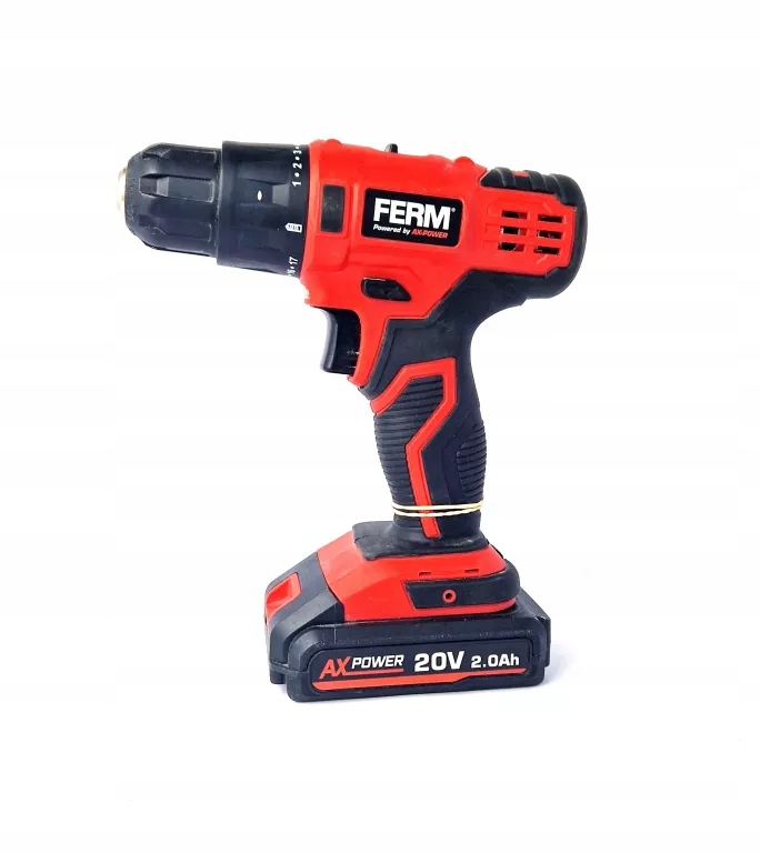 WKRĘTARKA AKUMULATOROWA FERM 20V z baterią i ładowarką - 14966478886 ...
