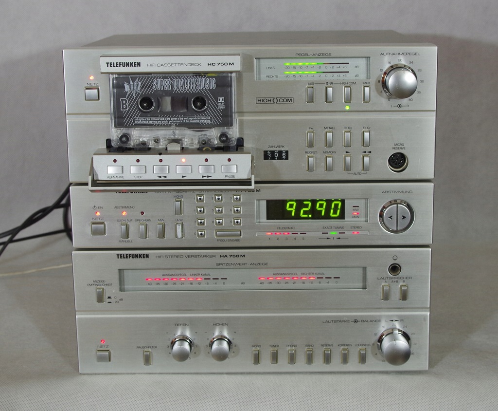 Telefunken HA 750 M Telefunken HT750 Telefunken HC750M, miniwieża ...