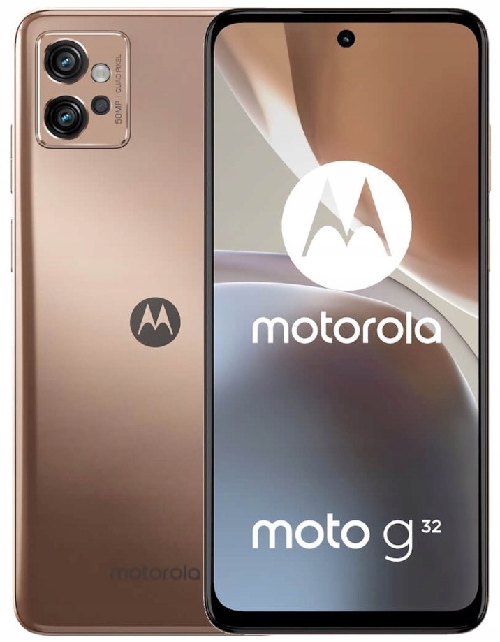 MOTOROLA MOTO G32 6/128GB DUAL SIM ROSE GOLD - 14129655843 - oficjalne archiwum Allegro