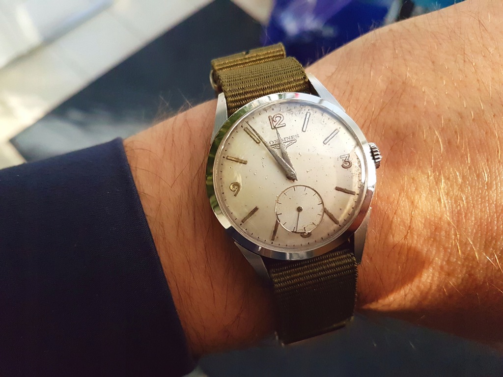 LONGINES SUB SECOND VINTAGE 12.68Z 1950r - 7708439695 - oficjalne ...