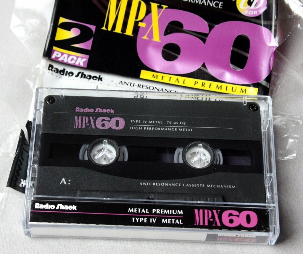RadioShack Metal MP-X 60 (TDK MA), nowa. - 11622733937 - oficjalne ...