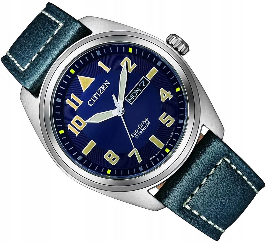 ZEGAREK MĘSKI CITIZEN BM8560-45LE TYTANOWY SZAFIR SOLAR CASUAL STYL ...