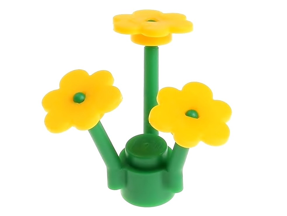 LEGO Kwiatek z łodygą roślina 3742 żółty - 11153026093 - oficjalne ...