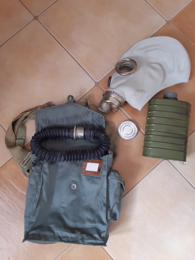 Maska przeciwgazowa SŁOŃ MUA komplet - 11897680433 - oficjalne archiwum Allegro