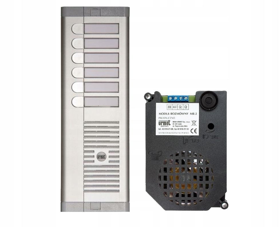 DOMOFON KASETA PANEL 6-RODZINNY URMET 925/106 - 7747210452 - oficjalne ...