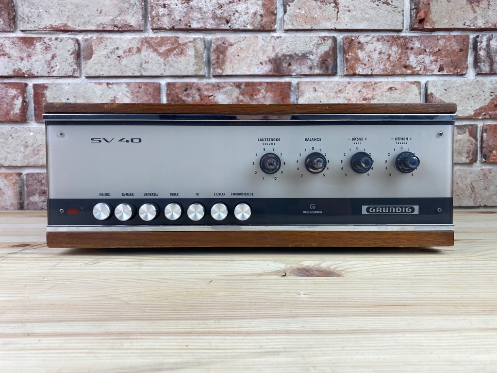 Grundig SV 40 stereo amplifier wzmacniacz vintage - 13204366192 ...