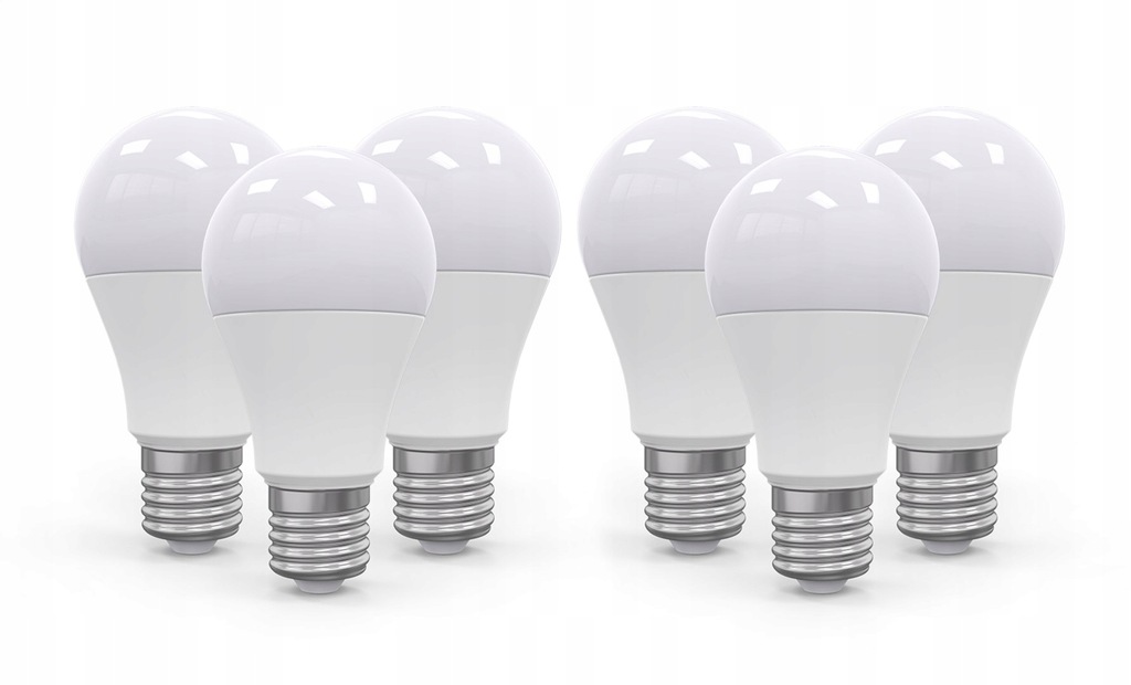 OMEGA LED BULB ŻARÓWKA LED ECO 2800K E27 10W 940LM 6 PACK 220-240V ...