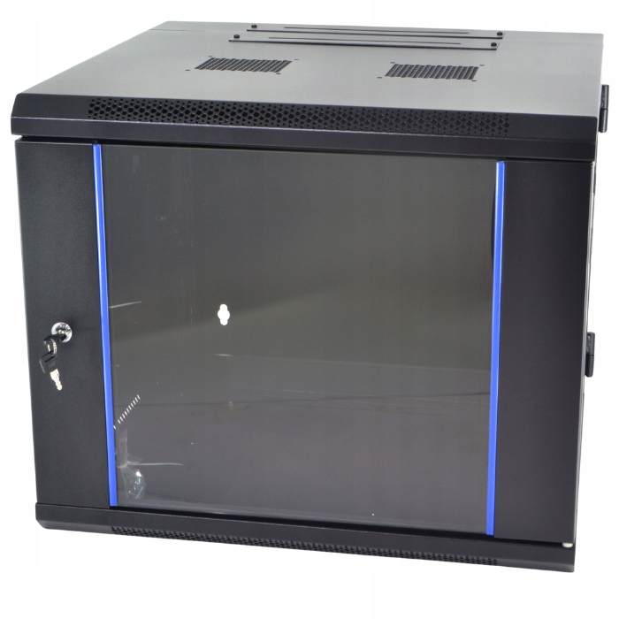 Szafa RACK 19 Cali 9U 600x600 WISZĄCA szafa serwerowa dwusekcyjna ...
