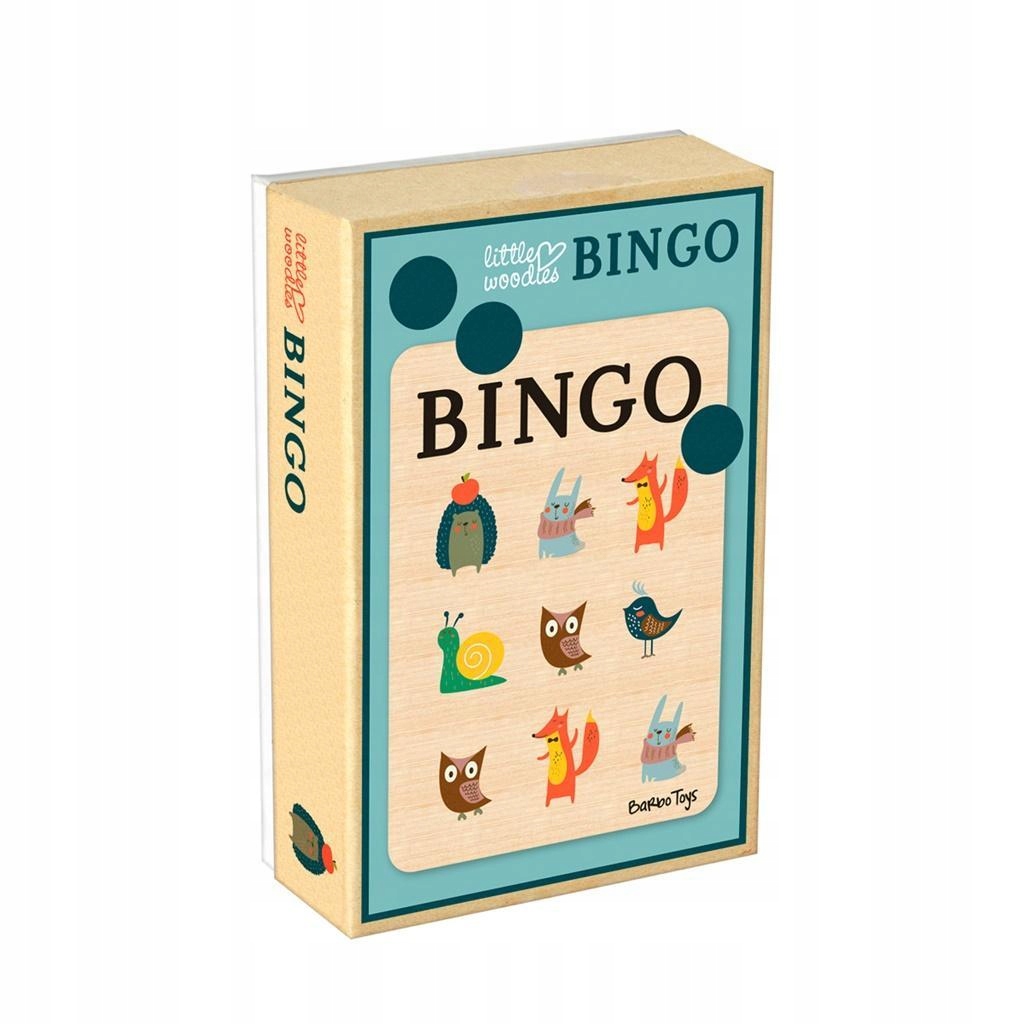 BINGO, GRA PLANSZOWA DLA DZIECI, LITTLE WOODIES - 11789410516 ...