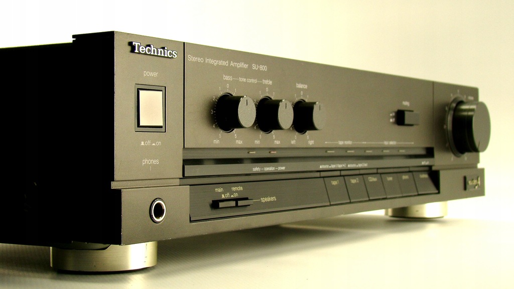 Potężny TECHNICS SU-800 - 2x80 watt/8ohm Zadbany! - 13792979690 ...