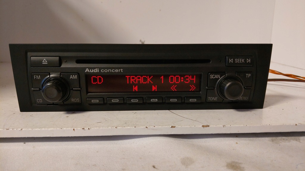 RADIO CD AUDI A3 CONCERT 8P Z KODEM - 11456017076 - oficjalne archiwum Allegro