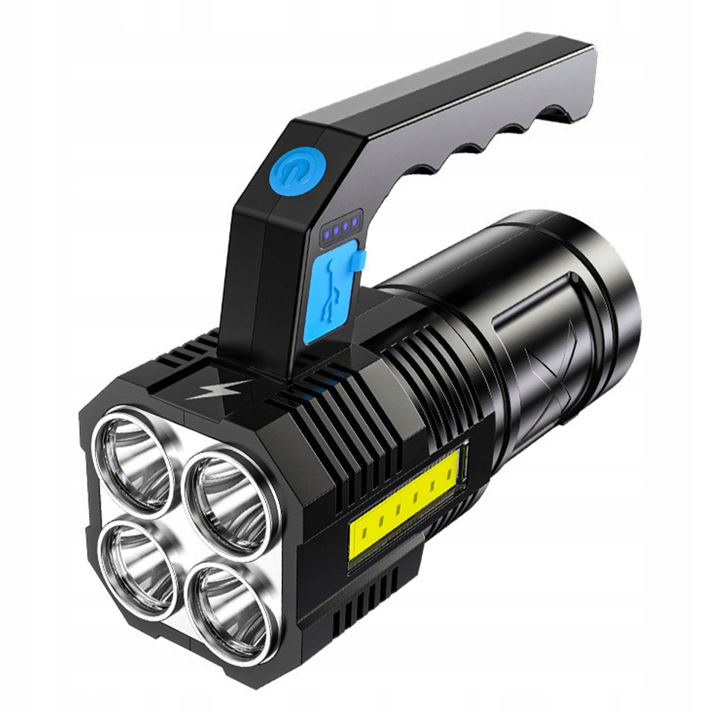 Latarka LED o dużej mocy Akumulatorowa latarka - 12010292758 ...