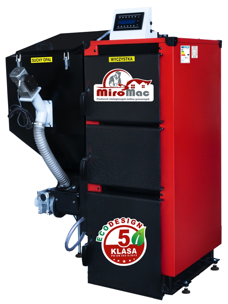 KOCIOŁ PIEC PELLET EKOGROSZEK TECHNIX PEL 38kW DUO - 10469117269 - oficjalne archiwum Allegro