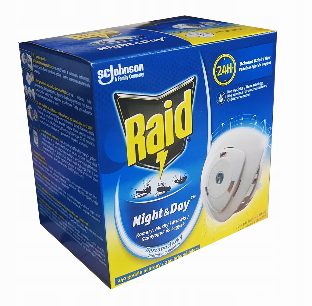 Raid Night Day Elektrofumigator Komary muchy - 10735389279 - oficjalne ... Raid Night Day Elektrofumigator Komary muchy - 10735389279 - oficjalne ...