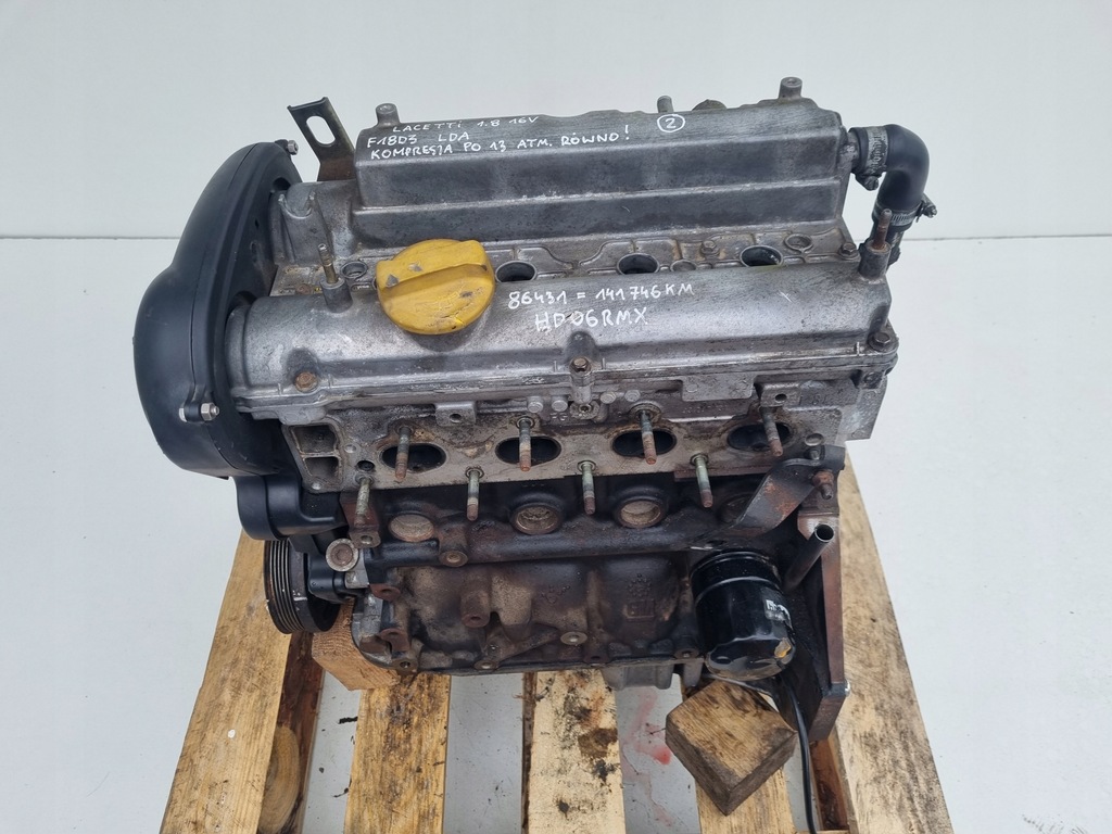 SILNIK Chevrolet Lacetti 1.8 16V 122KM ładny F18D3 - 14274293486 ...