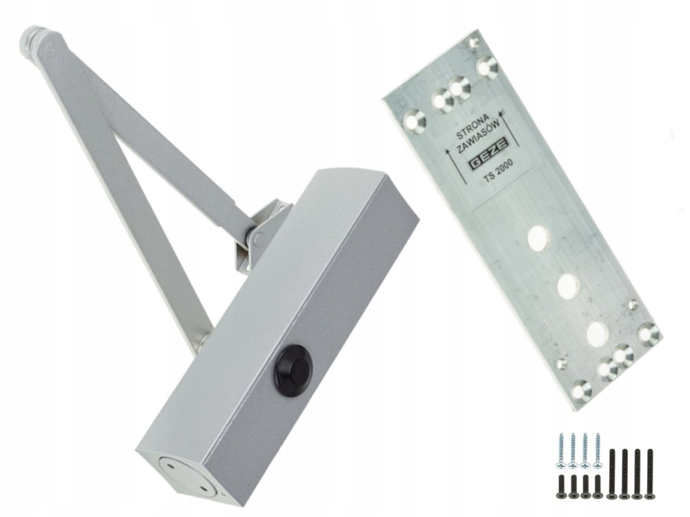 Samozamykacz GEZE TS2000VBC ramię +płyta montażowa - 13375067262 - oficjalne archiwum Allegro