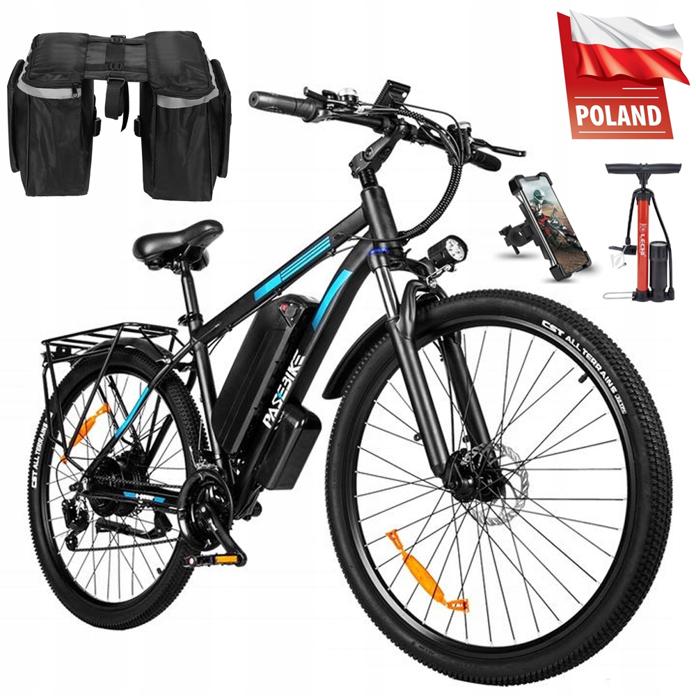 Rower elektryczny MTB 29" 1OOOW 48V 21AH 120KM rama 20 cali koło 29 ...