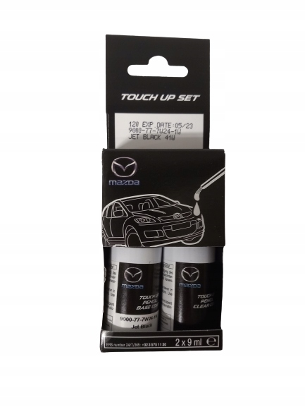 Lakier zaprawkowy Jet Black Mica 41W - Mazda - 12877782582 - oficjalne ...