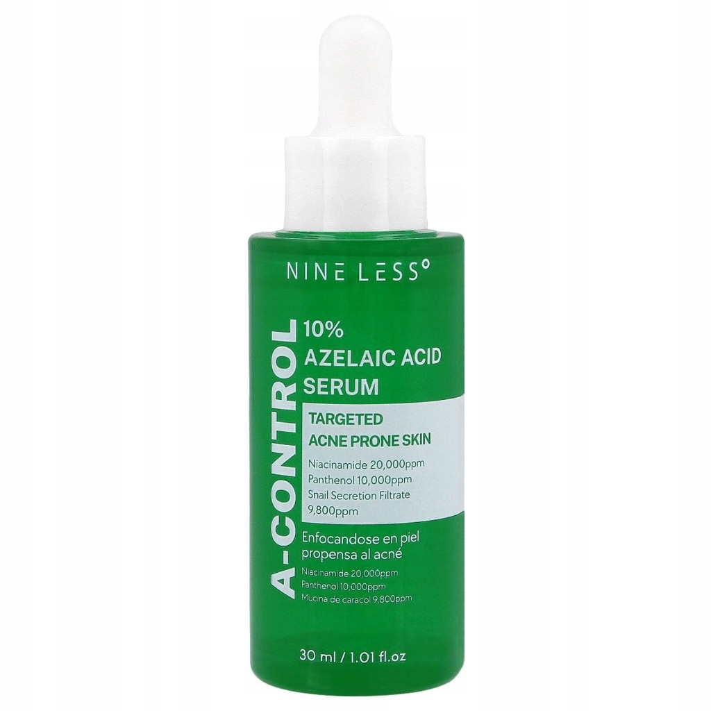 NINE LESS A-Control 10% Azelaic Acid Serum 30ml - serum rozjaśniające ...