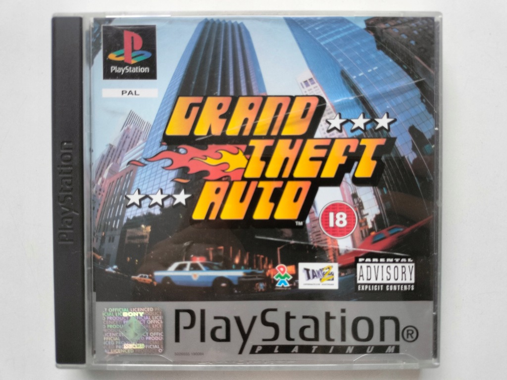 Купить GTA GRAND THEFT AUTO + КАРТА PSX PS1: отзывы, фото и ...