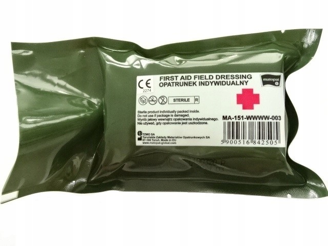 OPATRUNEK WOJSKOWY POLSKI TYP W DUŻY WODOSZCZELNY - 11639588590 - oficjalne archiwum Allegro