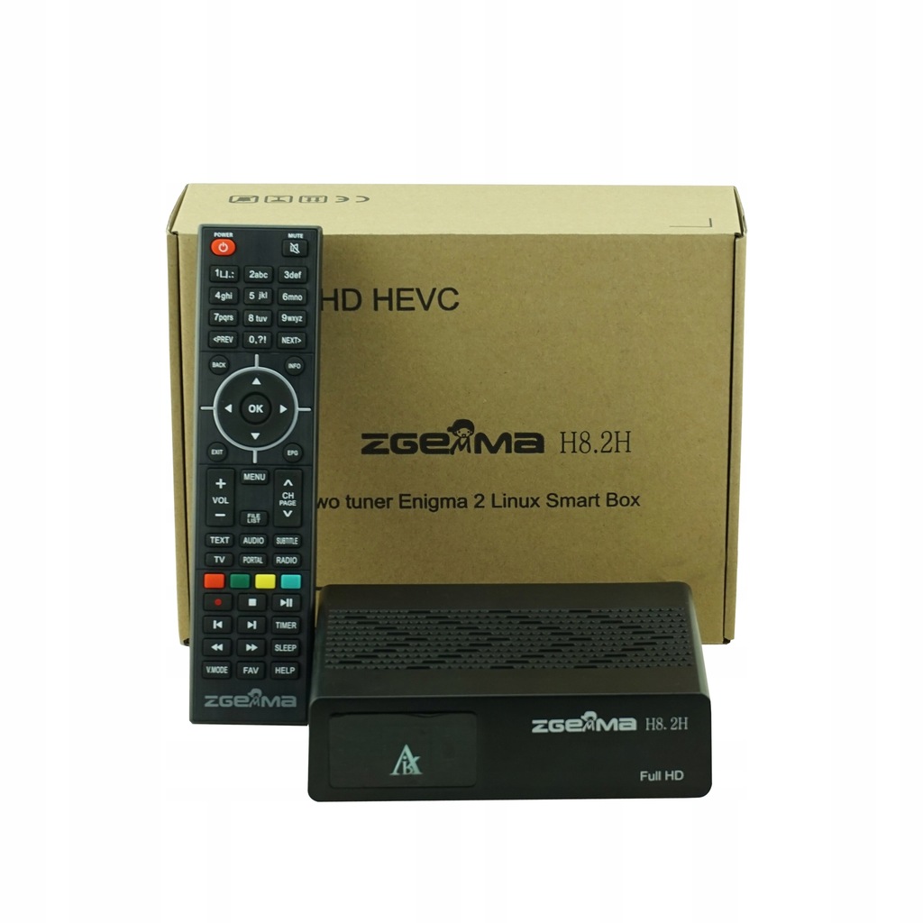 ZGEMMA H8.2H DEKODER SAT DVB-T2 HEVC ENIGMA2 E2 - 13257750821 - oficjalne archiwum Allegro