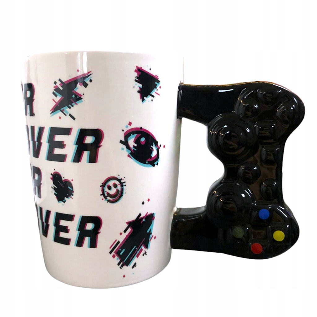 Kubek Gracza na Prezent dla Chłopca Urodziny Game Over Fana Gamera 450 ml - 14744435671 ...