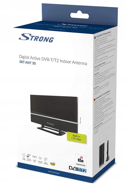 Strong SRT ANT 30 antena wewnętrzna DVB-T2 HEVC - 14223618752 ...