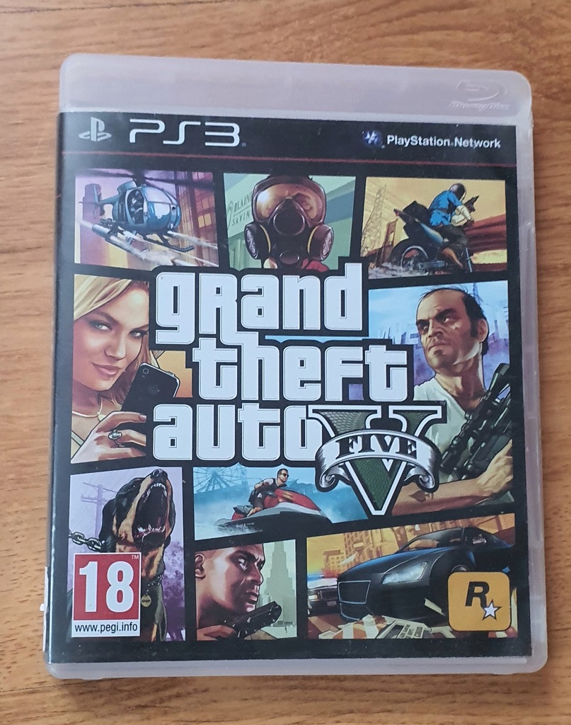 GTA 5 GTA V GRAND THEFT AUTO PS3 - 12349075262 - oficjalne archiwum Allegro