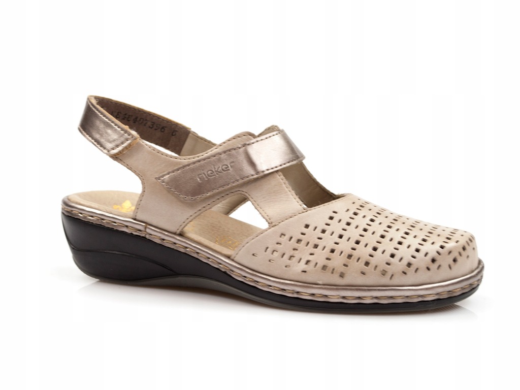 półbuty letnie Rieker sandały ażur buty Antistress - 7958138649 ...