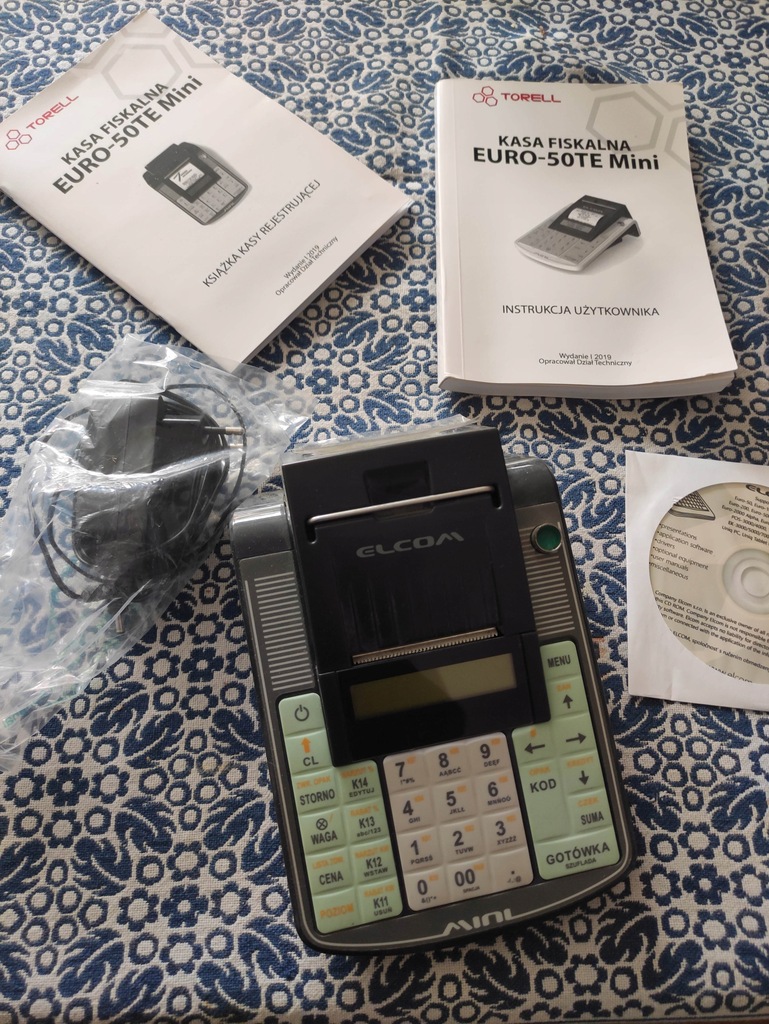 Kasa fiskalna Elcom Euro-50 mini - 12476427785 - oficjalne archiwum Allegro