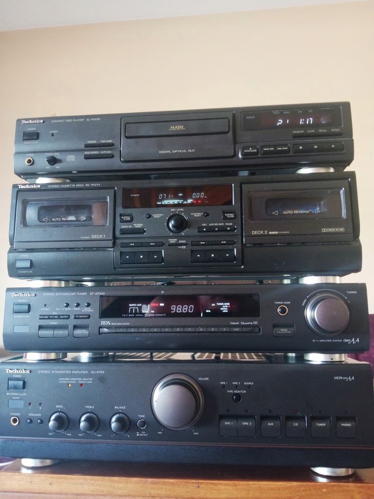 Potężna Wieża Technics kpl. +Bluetooth - 14382982406 - oficjalne archiwum Allegro