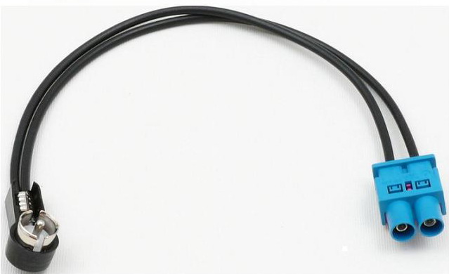 ADAPTER ANTENOWY FAKRA x 2 DOUBLE - ISO DIN KĄTOWE - 9810435773 - oficjalne archiwum Allegro