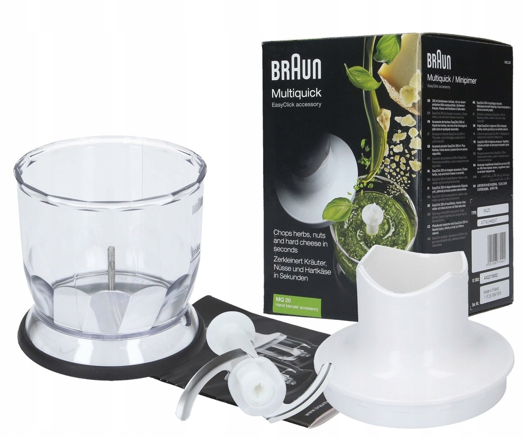 ROZDRABNIACZ kompletny blendera Braun MultiQuick 5 - 10848839660 - oficjalne archiwum Allegro