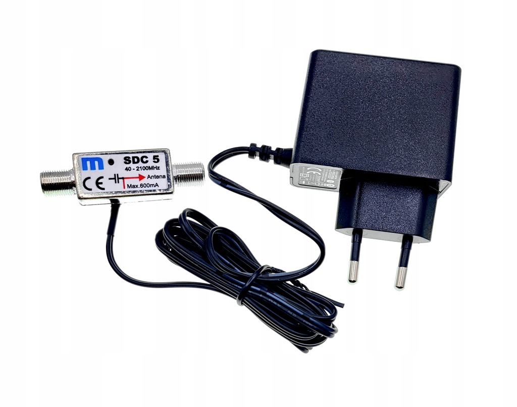 Zasilacz antenowy 12V 500mA separator SDC5 L MEZON - 12852247216 - oficjalne archiwum Allegro