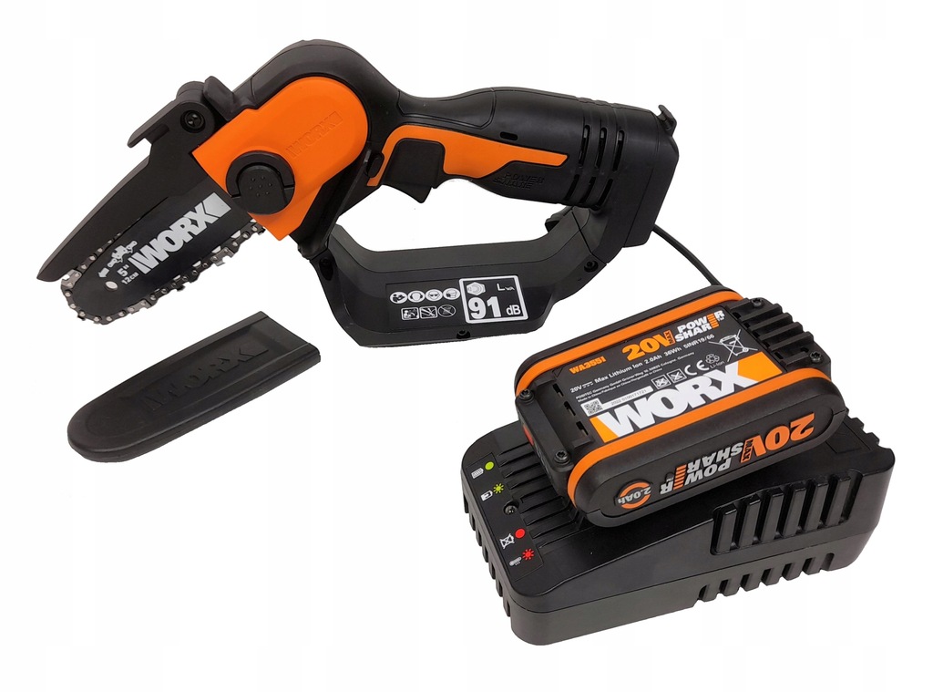 WORX WG324E przecinarka do gałęzi 20V 12cm 1X2.0Ah - 12515645617 ...