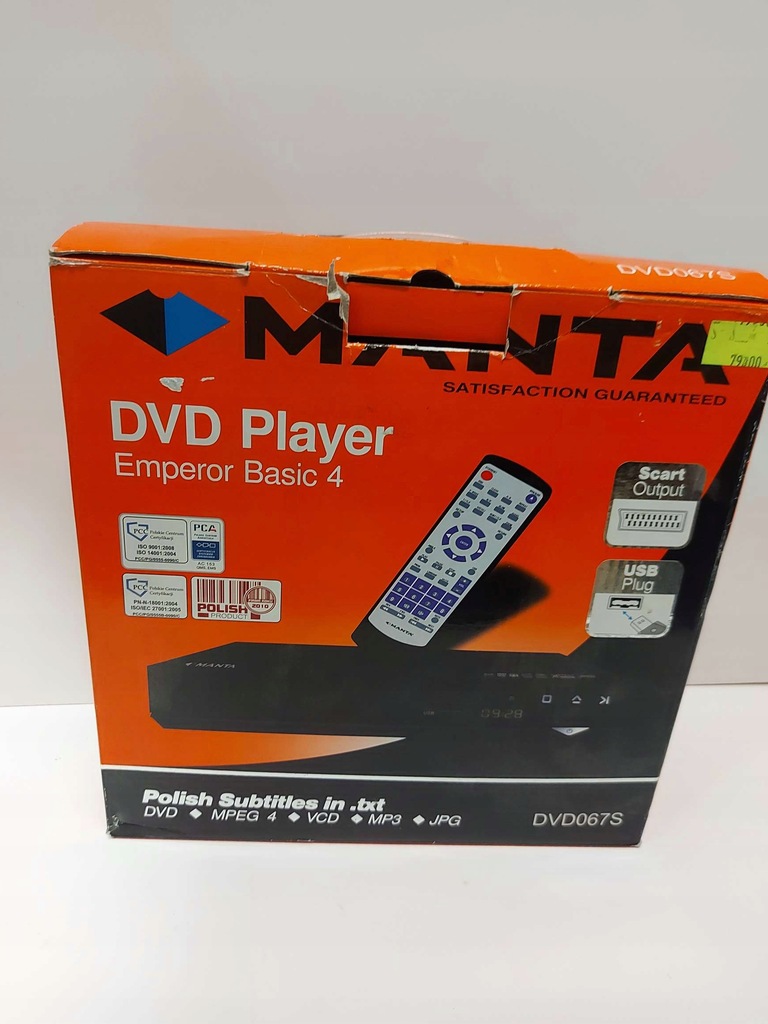 Odtwarzacz DVD Manta Emperor Basic 4 (2023/22) - 12419736926 ...