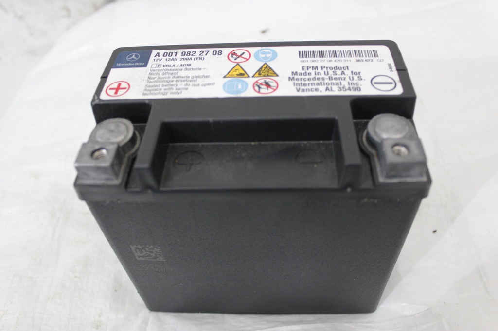 Mercedes ML W166 Dodatkowy akumulator A 0019822708 - 7137082936 ...