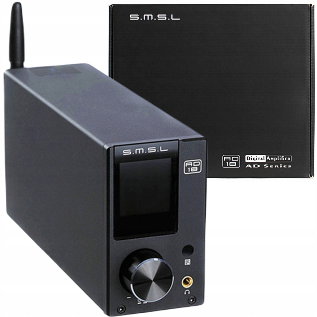 SMSL AD18 Wzmacniacz stereo DAC TV 2x80W Bluetooth - 12083857087 - oficjalne archiwum Allegro