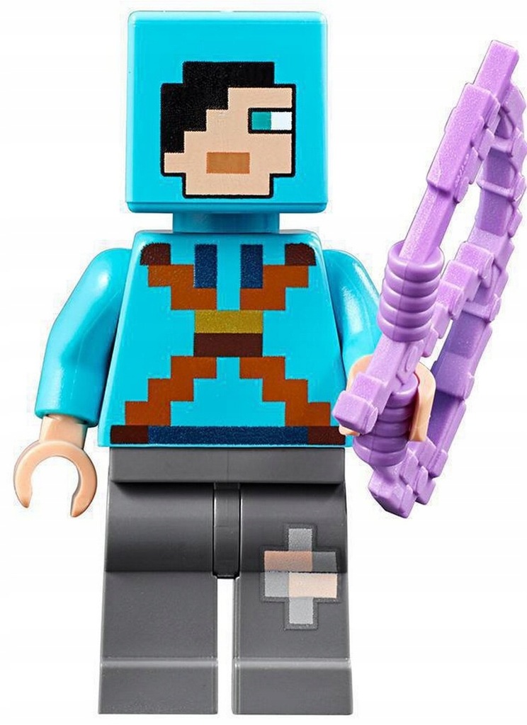 LEGO MINECRAFT DRAGON SLAYER Z ŁUKIEM min067 NOWY - 11351049272 ...